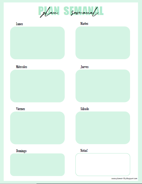 Planner Semanal