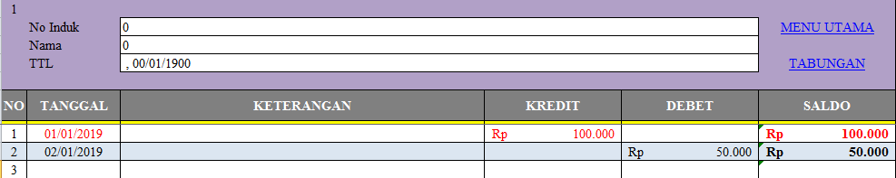 Download Aplikasi Tabungan Siswa Format Microsoft Excel | Cakrawala ...