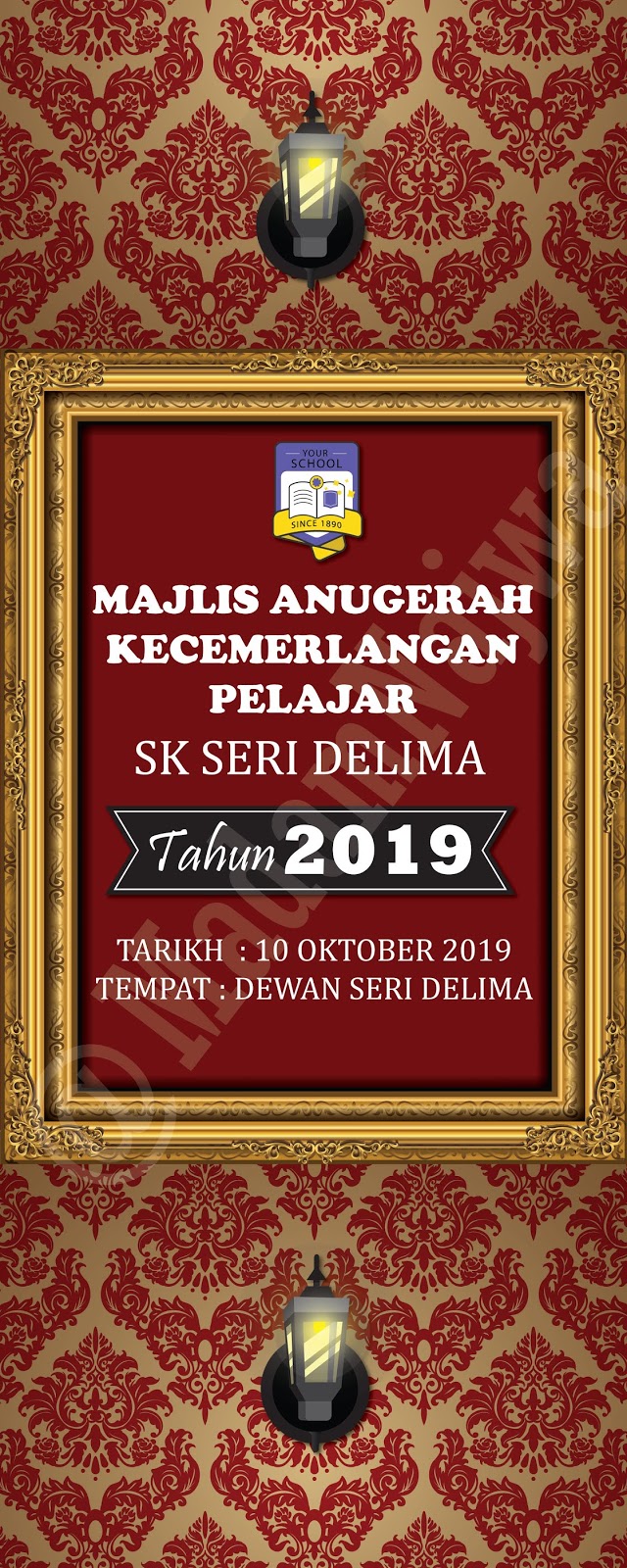 Banner dan Bunting Sekolah: DESIGN BANNER DAN BUNTING PROGRAM