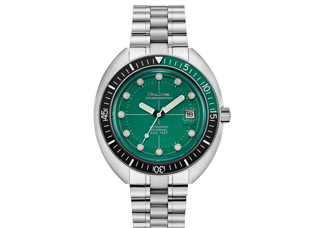 Bulova - Oceanographer Diver Green Ref. 96B322 | Time and Watches | The ...