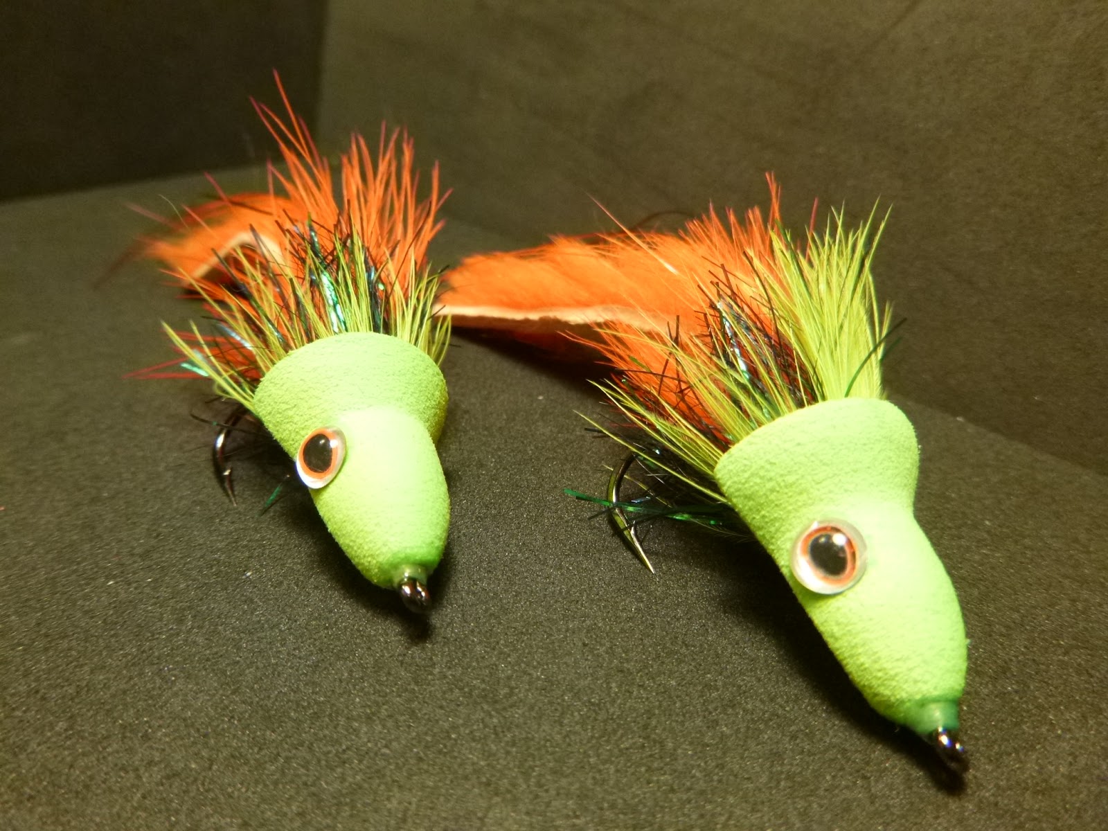 Fly Fishing & Tying Obsessed: Fire Tiger Foam Diver
