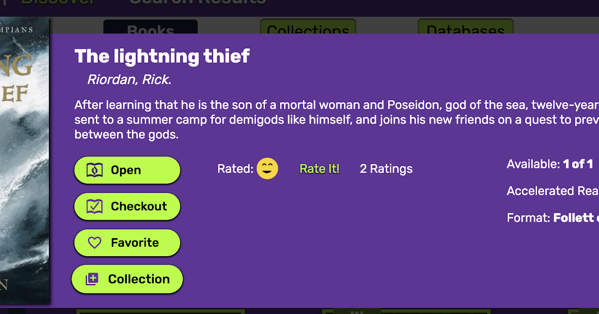 Destiny Discover Library Catalog