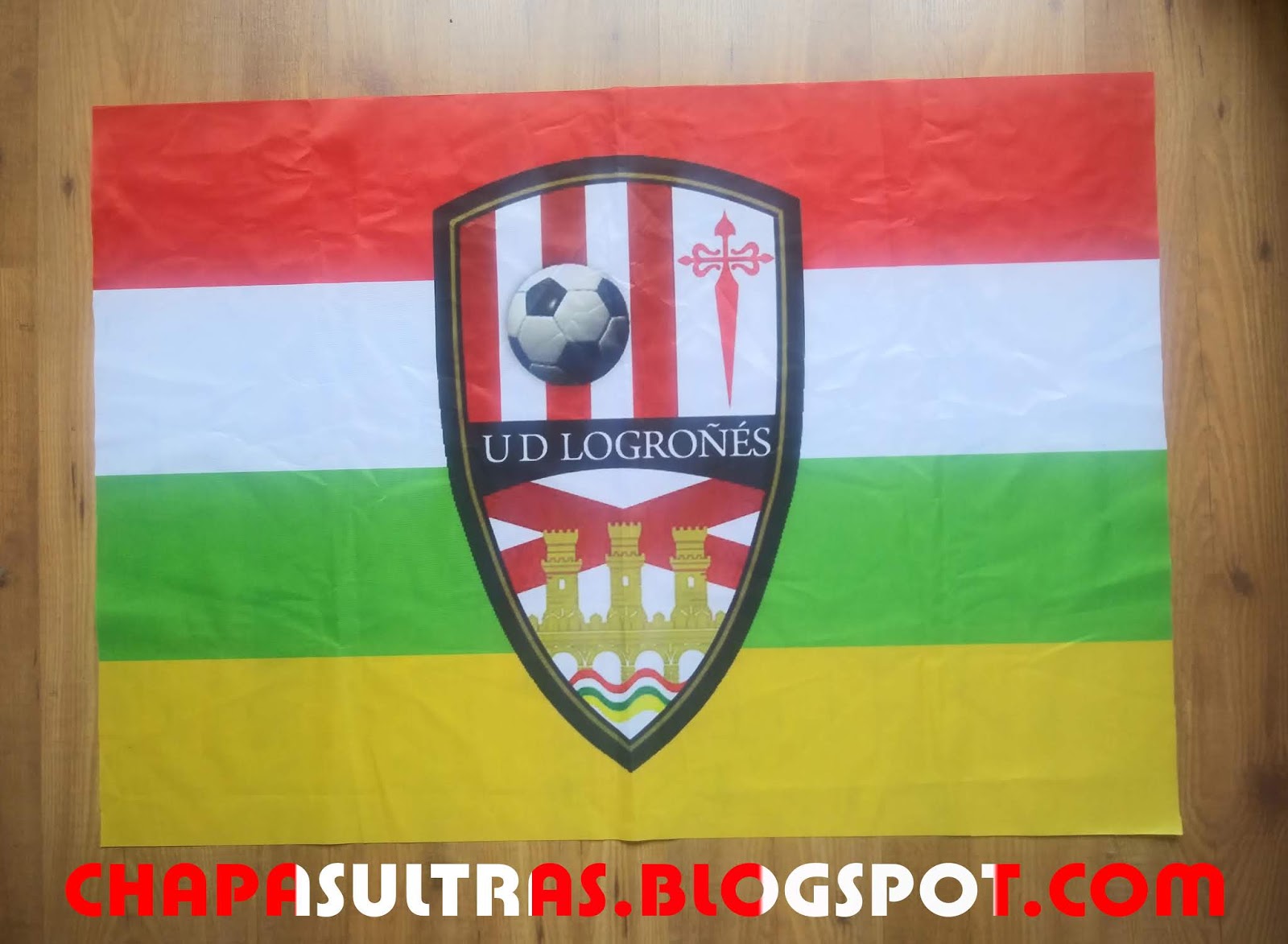 CHAPAS ULTRAS: Bandera U D Logroñes