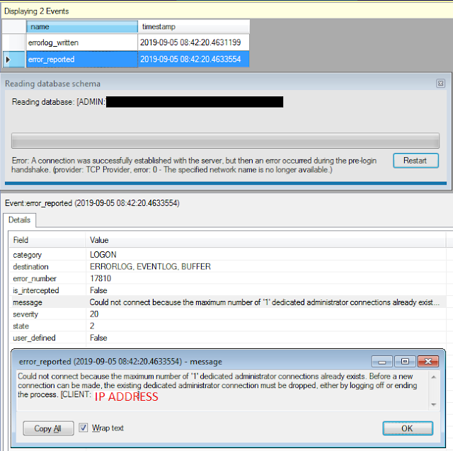 SQL Server Techniques: SSMS Feature generates Severity 20 Error in the ...