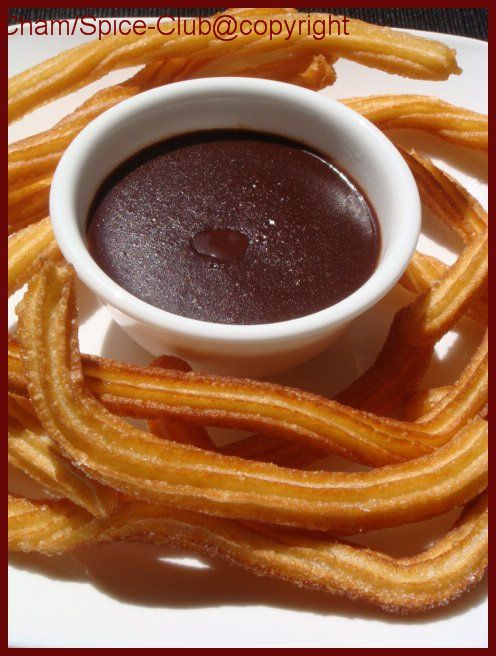 Churros con chocolate