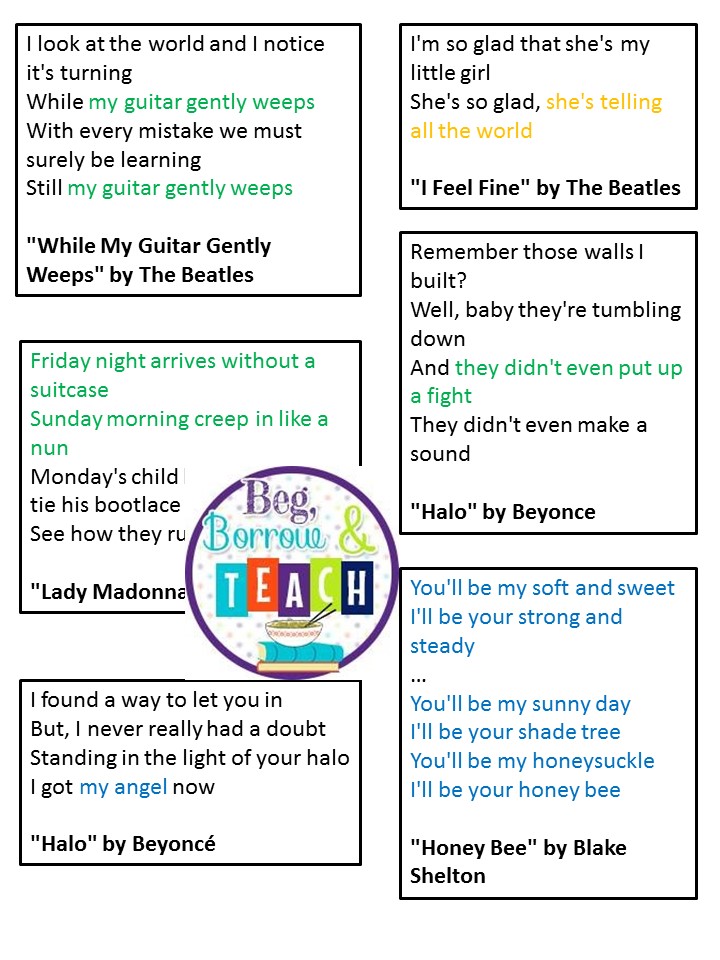 Beg, Borrow, and Teach!: Try Two-Voice Poetry and Figurative Language ...
