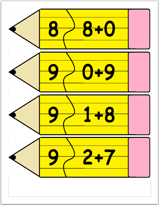 Back to School -- Addition Pencil Puzzles