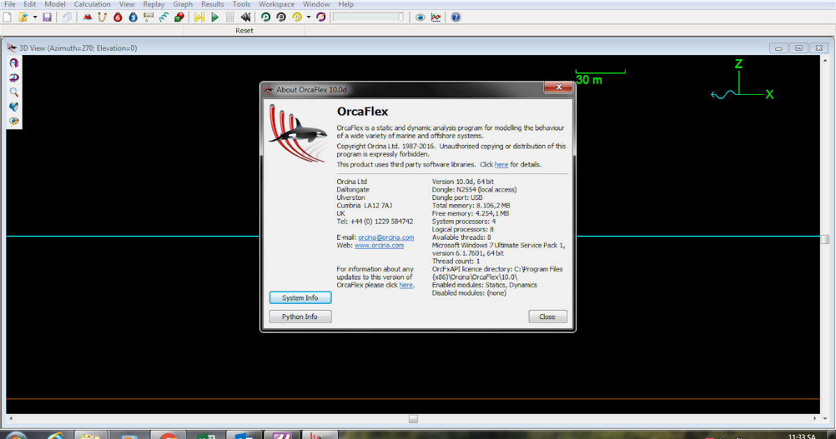 NAVALSOFTWARE FOR SHIPBUILDING ENGINEERING AND DESIGN: Orcaflex 10