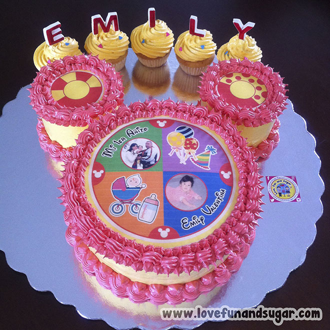 Torta: Mi 1er Añito EMILY VALENTINA | Love, Fun and Sugar.