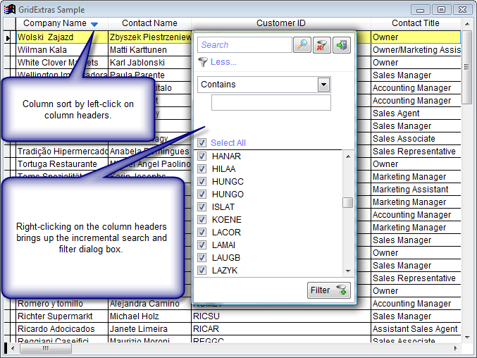 Comunidad de Visual FoxPro en Español: Mejoras en el control Grid de ...