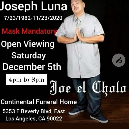 Simple Truth Television: Comedian Joe Luna Dead at 38