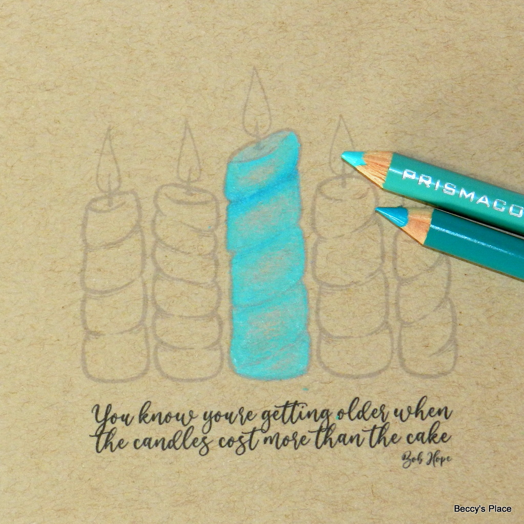 Beccy's Place: Colouring The Candles