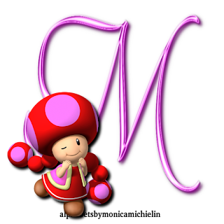 M. Michielin Alphabets: SUPERMARIO PURPLE ALPHABET PNG, #supermario