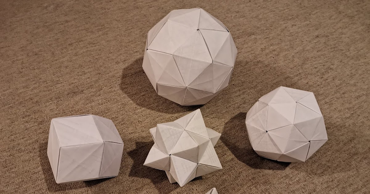 Exemples d'Origamis modulaires @ MultiCristo