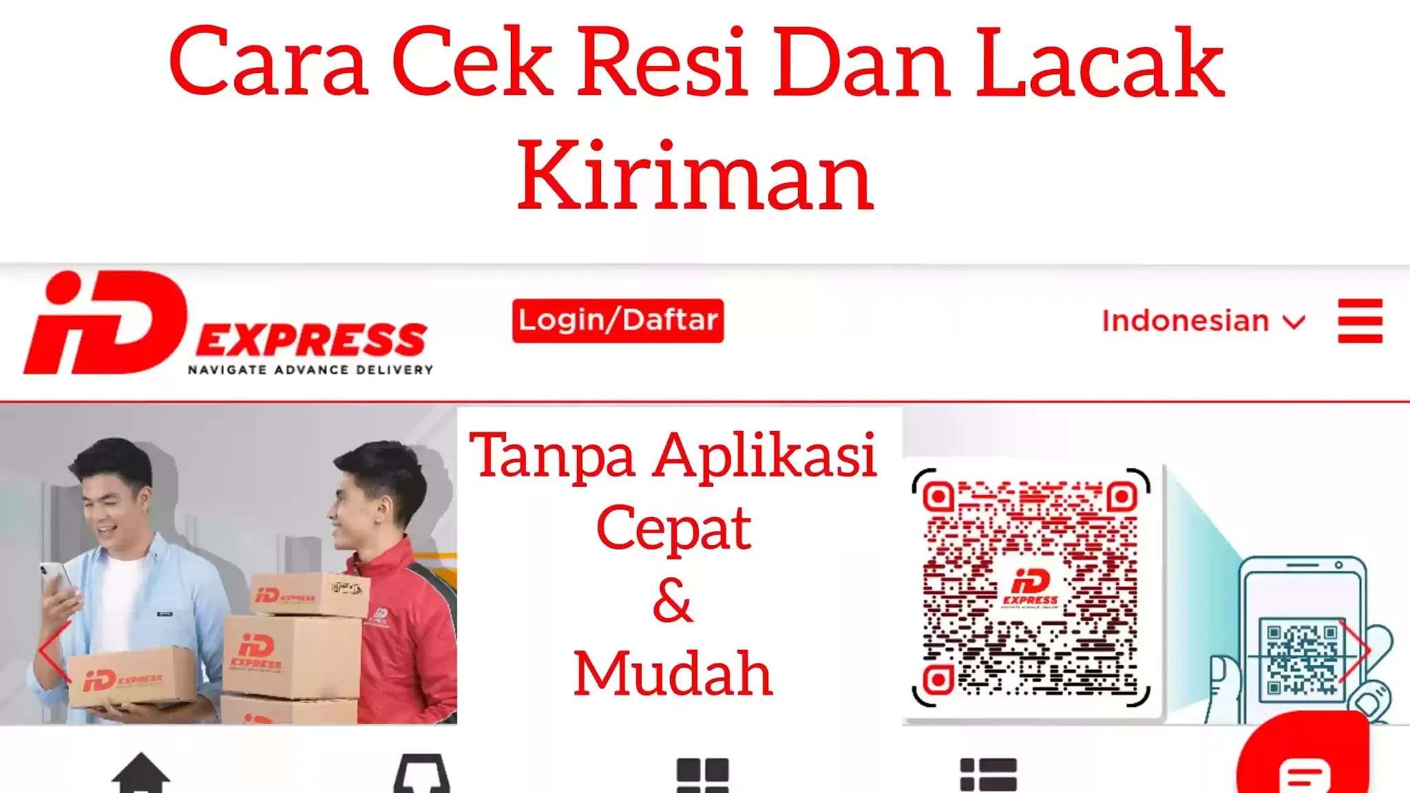 Cara Cek Resi Id Express Langsung Lacak Kiriman Paket - Transaksi Perbankan