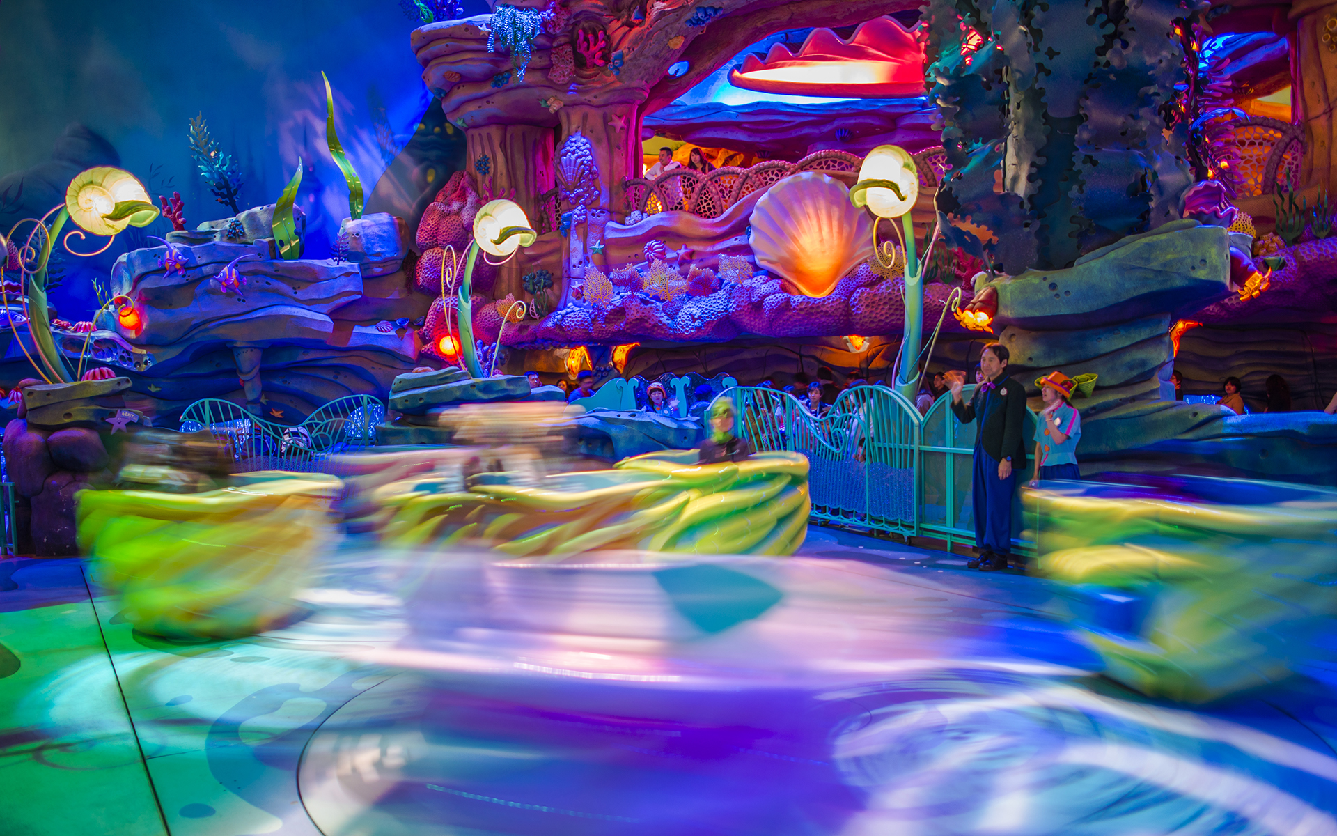 Whirling Under the Sea