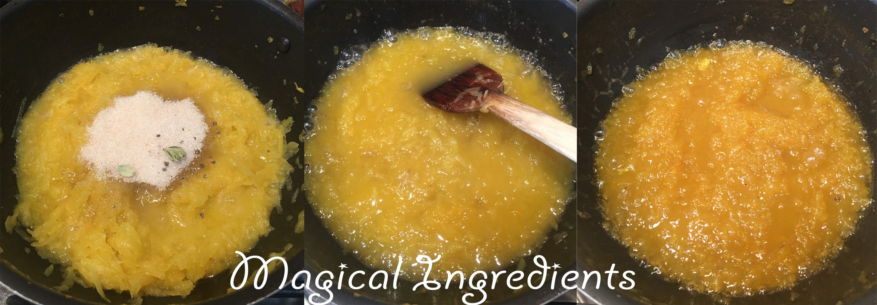 Yellow Pumpkin Halwa / Parangikai Halwa - Magical Ingredients