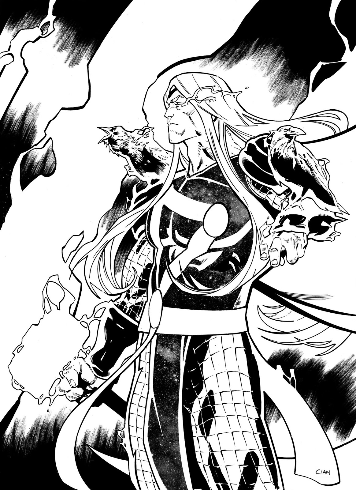 Fishermagical Thought: Thorsday! Thor Herald Of Thunder by Cian Tormey