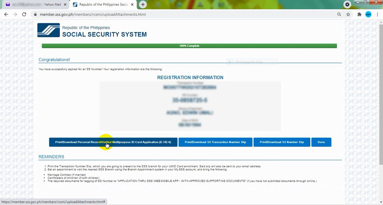 HOW TO GET NEW SSS NUMBER ONLINE AND HOW TO CREATE SSS LOGIN ACCOUNT ...