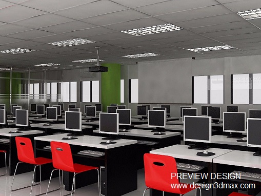 JASA DESAIN 3D INTERIOR GAMBAR EKSTERIOR: Design 3dmax laboratorium ...