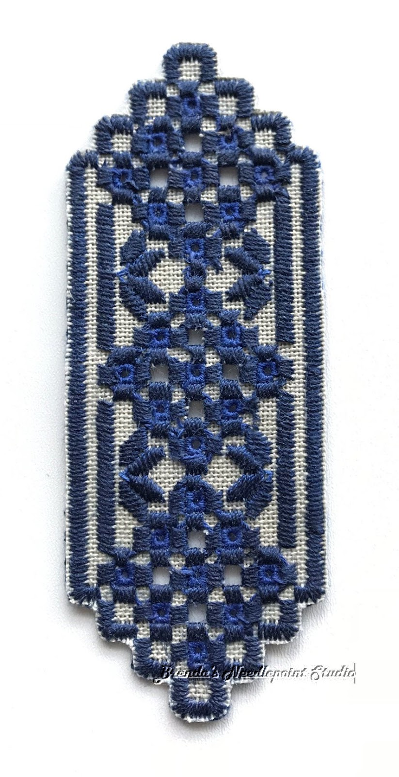 Brenda's Needlepoint Studio: Hardanger Bookmark Simple - Update 3/8/18