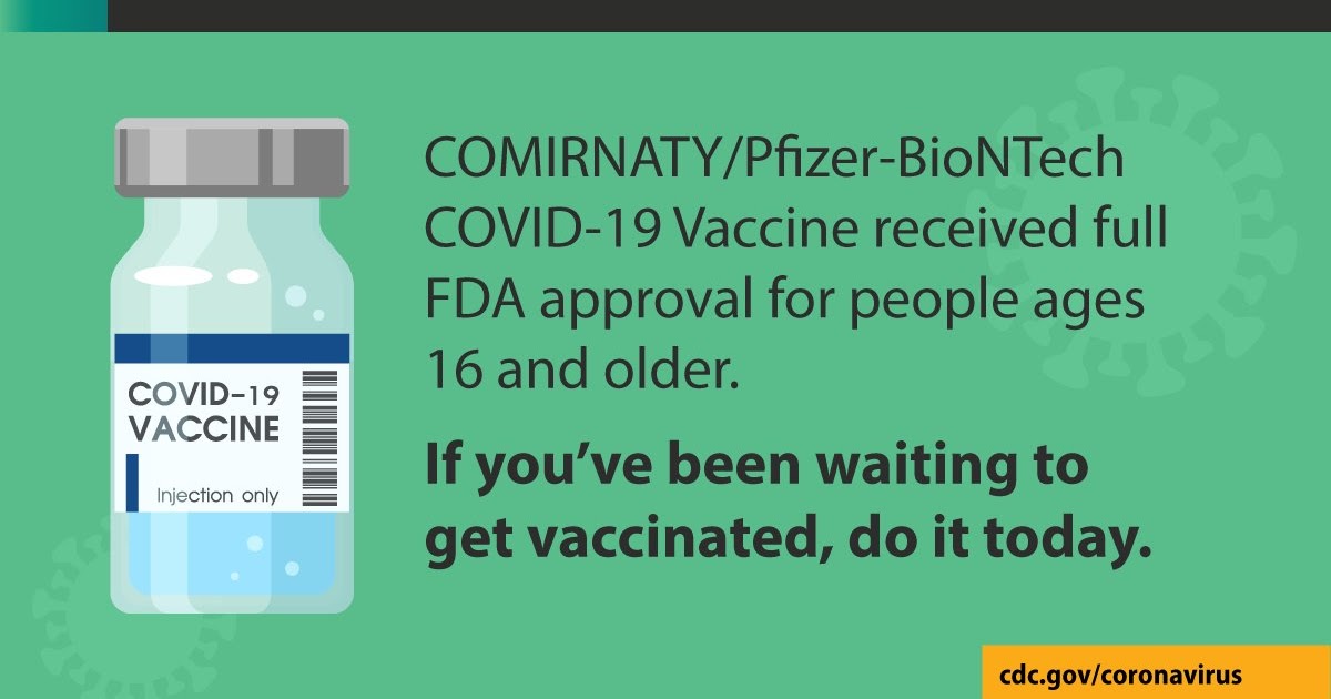 Shoreline Area News: FDA approves Pfizer-BioNTech COVID-19 vaccine ...