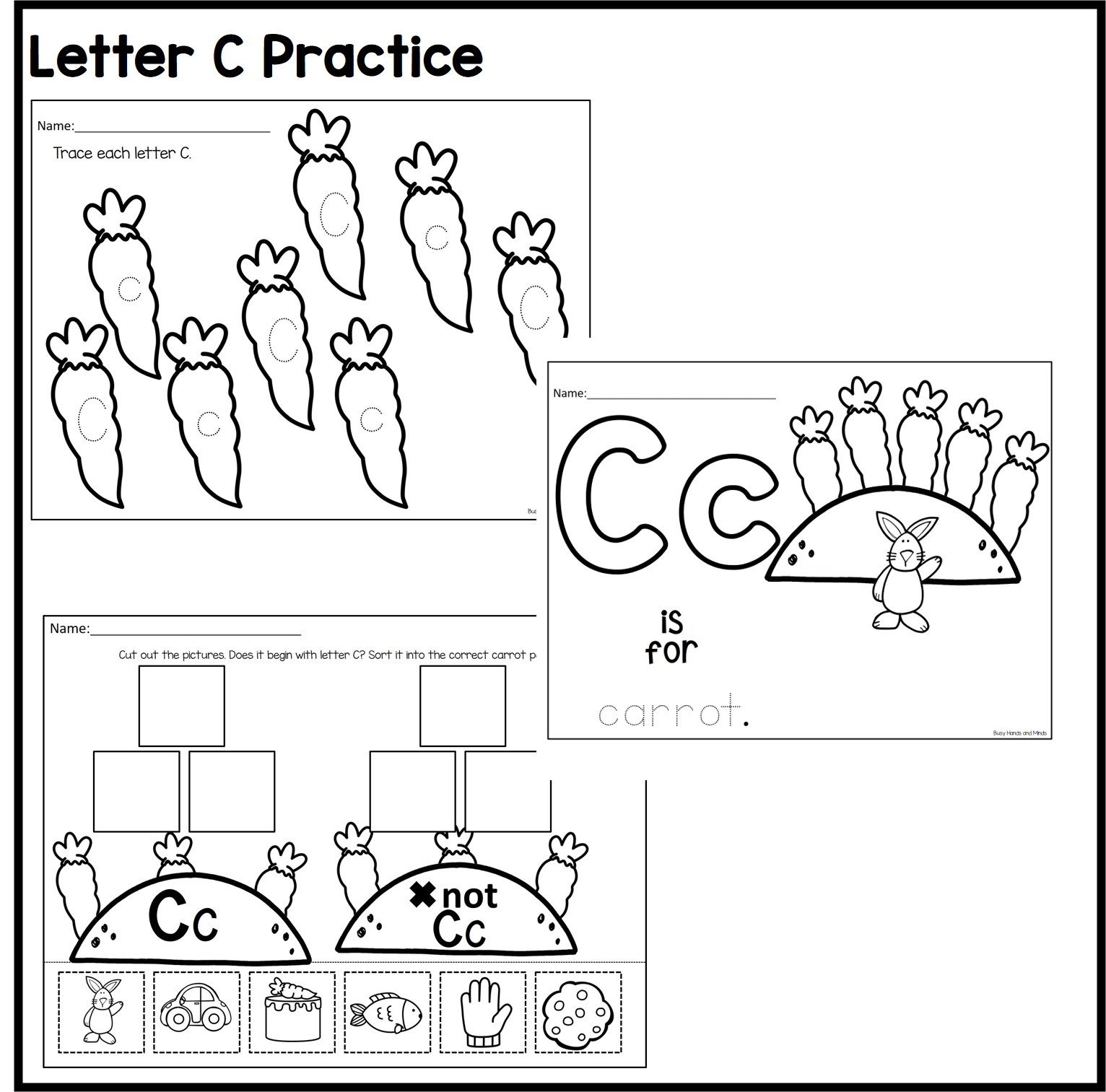 Creepy Carrots Book Companion | Busy Hands and Minds