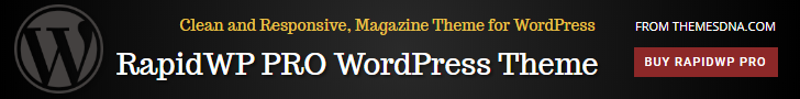 RapidWP PRO WordPress Theme – Clean and Powerful WordPress Blogging Theme