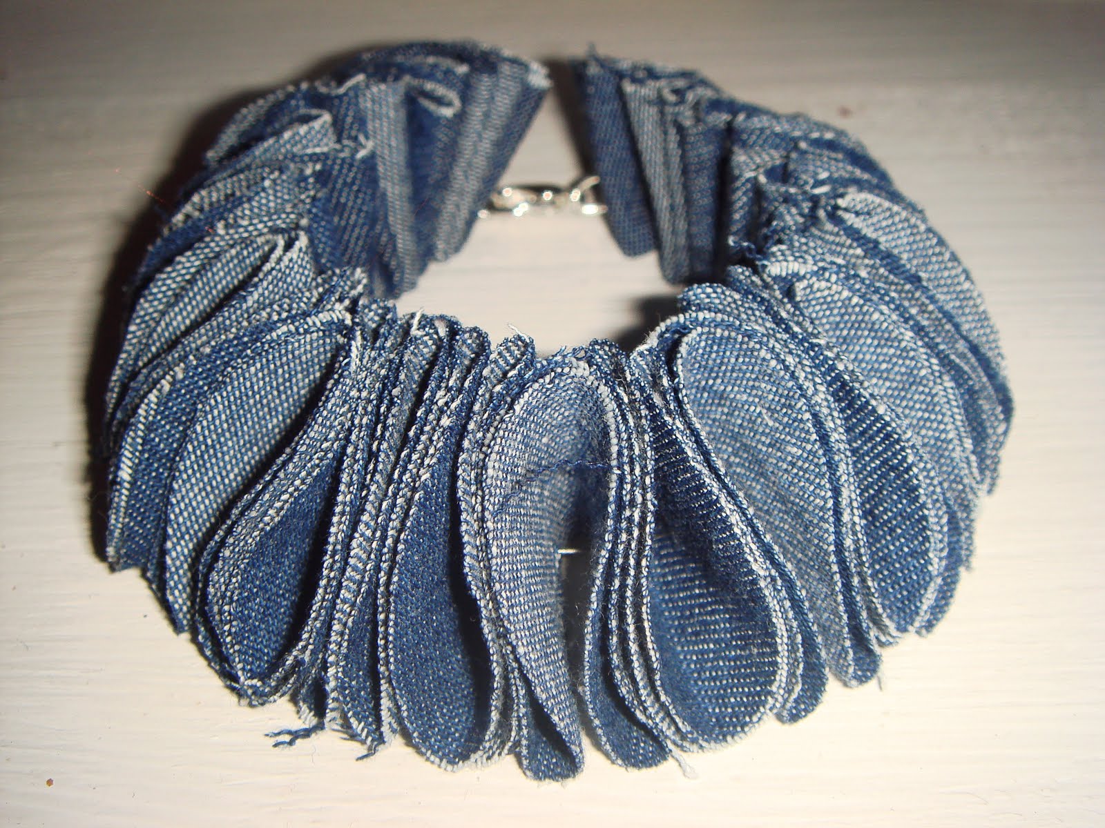 yvesandlolita: New denim designs on shows at Out of the Blue arts Market