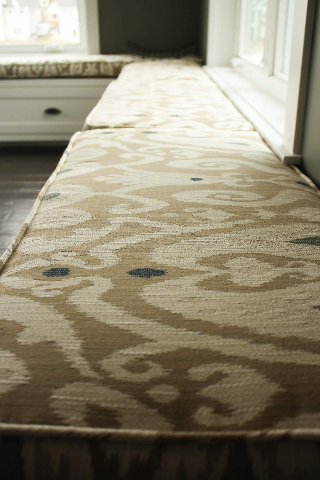 House on Tufton: The Build: Built-in Cushions