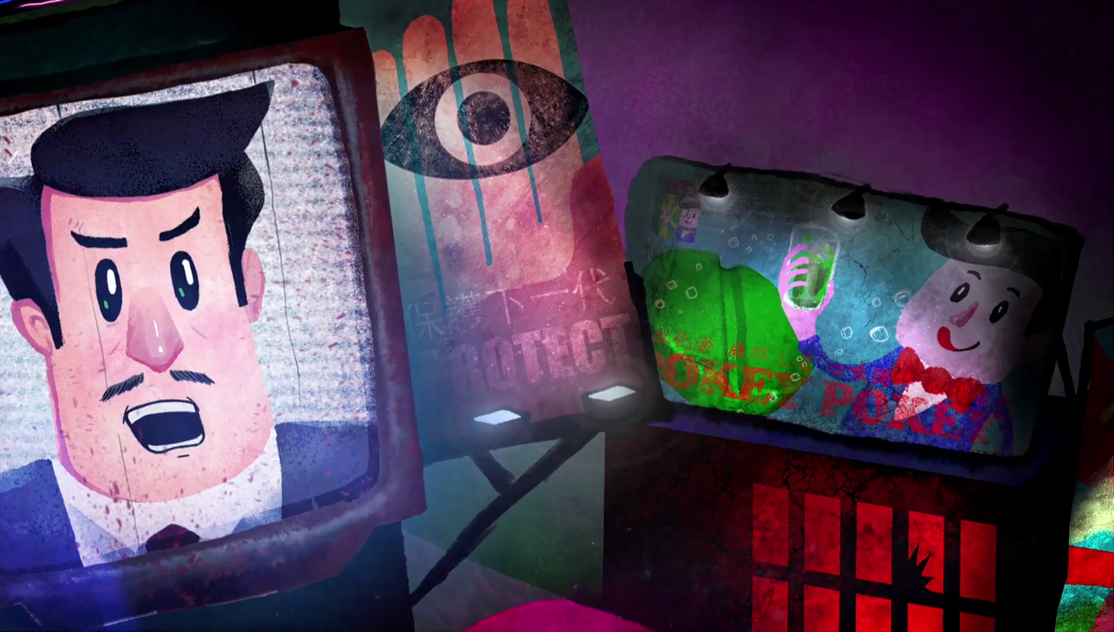 slantyapolis: At Short Of The Week: Pokey Pokey