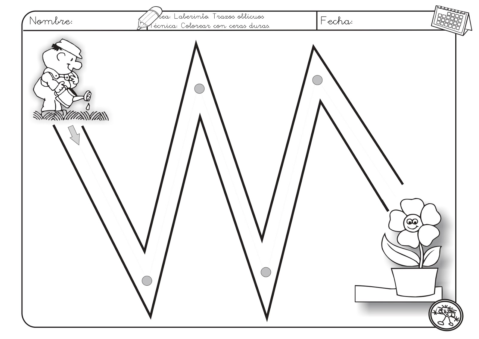 FICHAS DE EDUCACIÓN PREESCOLAR: EJERCICIOS DE GRAFOMOTRICIDAD. Líneas ...
