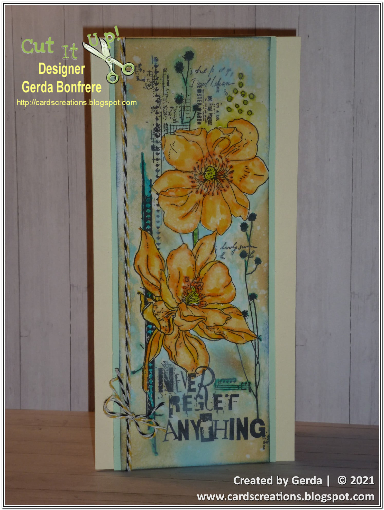 Cut It Up: Challenge 222 - Spring Flowers and/or Butterflies