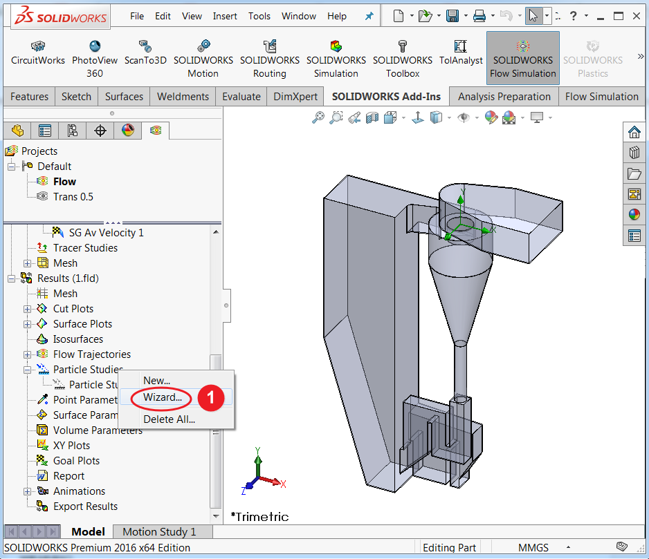 การวิเคราะห์ฝุ่นผงที่ลอยในอากาศ (Particle Study) | Simulation so easy