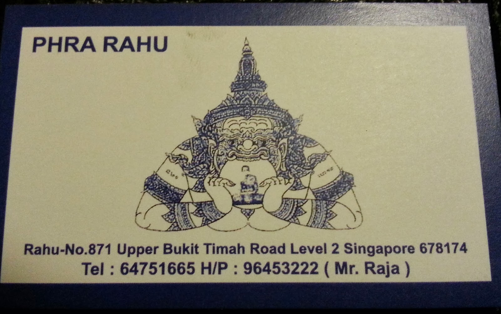 Bodhisato Thai Amulets & String Wrap: Phra Rahu Temple In Singapore