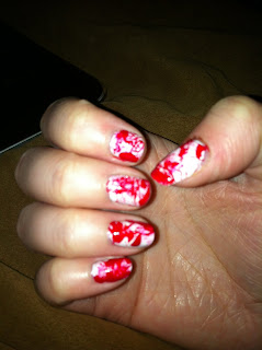 Red High Heels and Polish: Dexter Inspired/Themed Nails