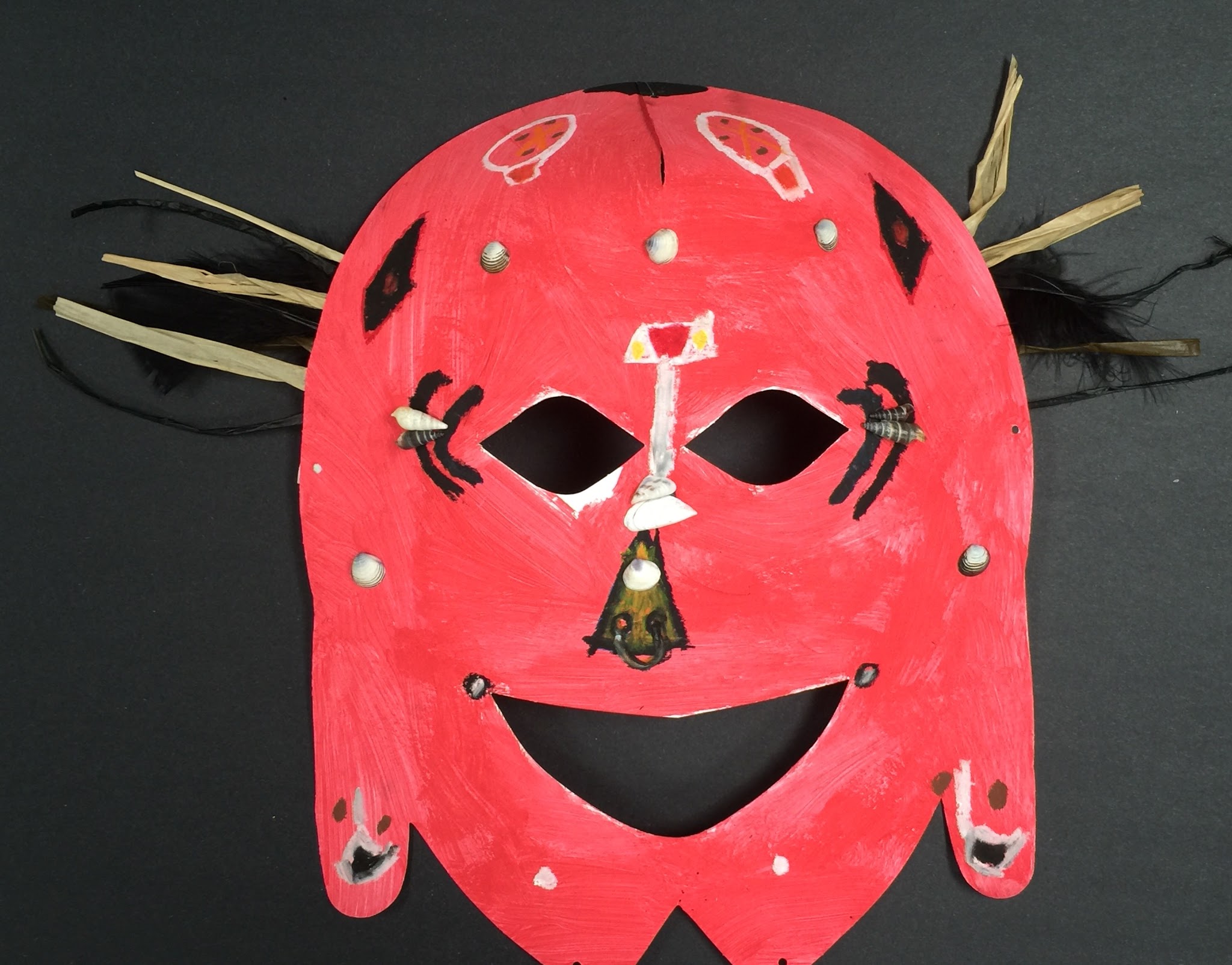 Mrs. Harris' art room: 1st grade African collage paper masks