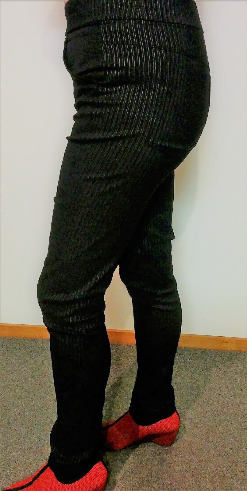 Creates Sew Slow: Style Arc Flat Bottom Flo Silver Stripe Pants