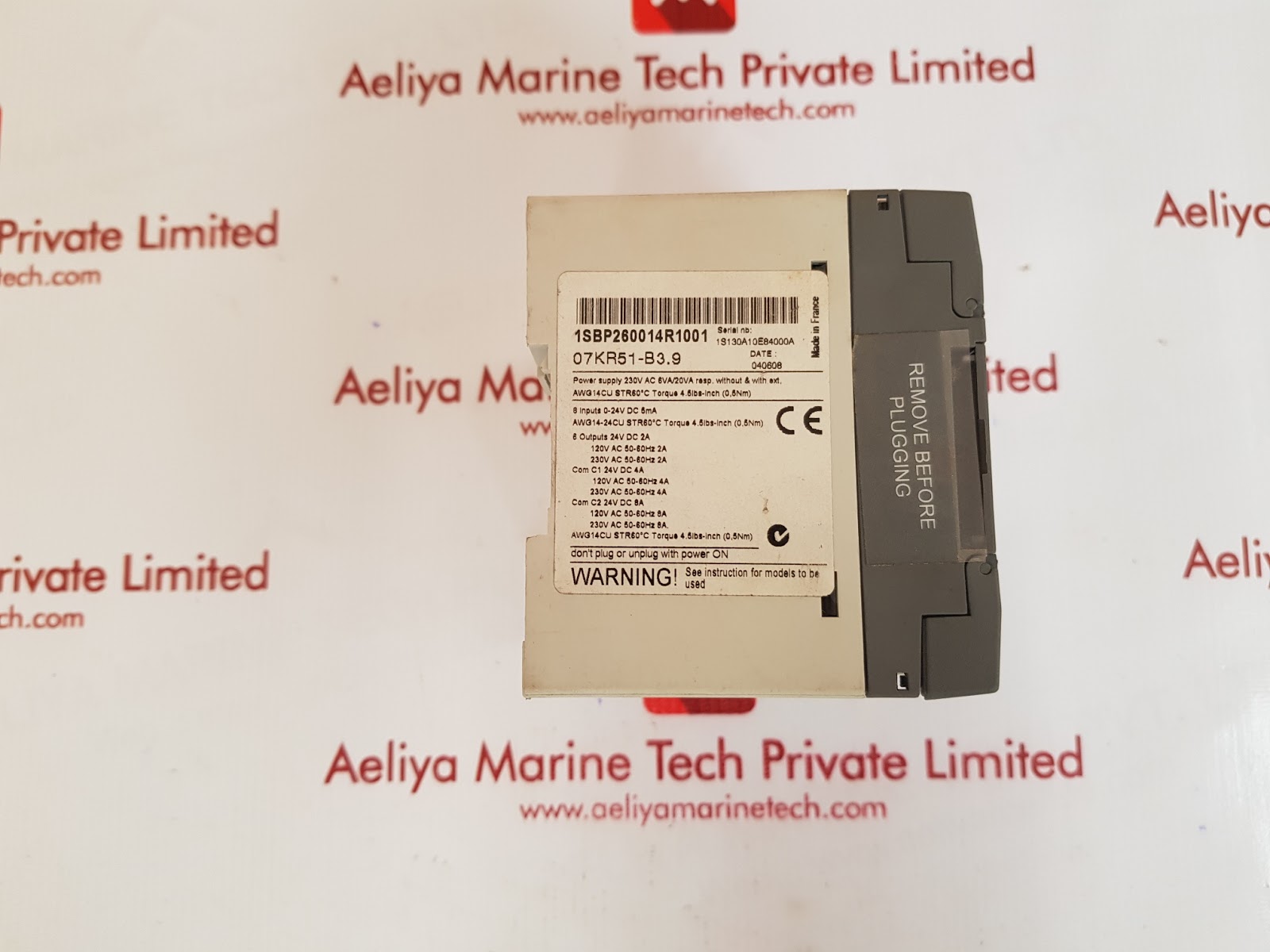 ABB 1SBP260014R1001 ADVANT CONTROLLER 31 07KR51-B3.9 - Aeliya Marine