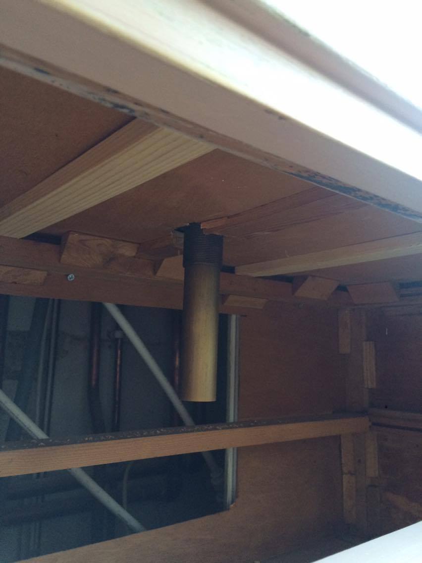 Makeover - Turning a chest of drawers into a bathroom sink unit ...