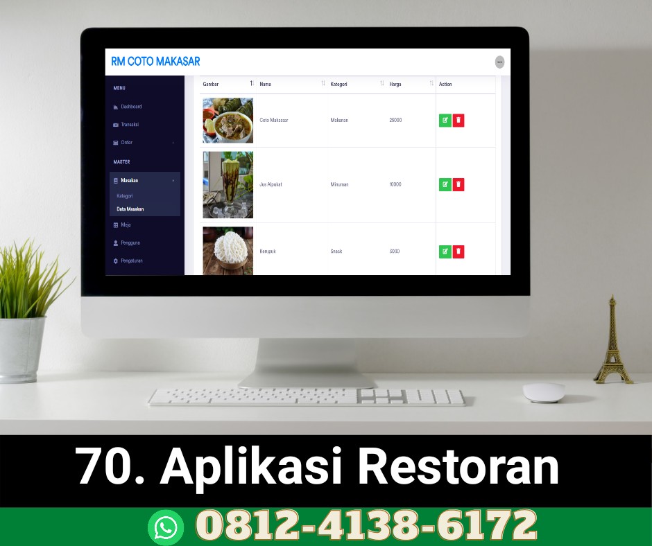 70. Aplikasi Restaurant