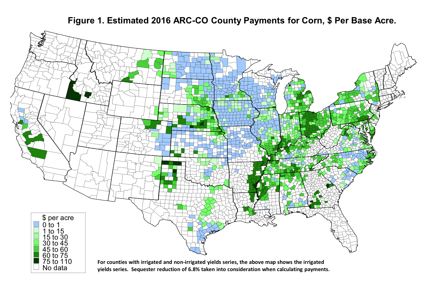 Estimated 2016 ARC-CO Payments