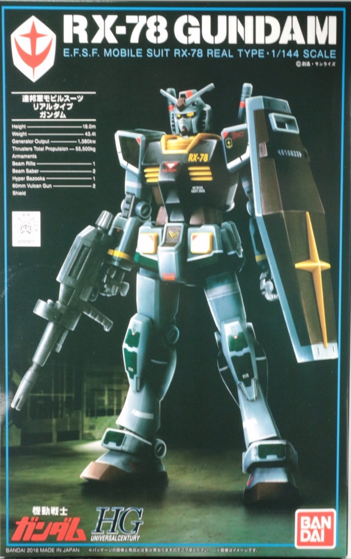 GUNDAM GUY: P-Bandai Exclusive: HGUC 1/144 RX-78 Gundam [21st Century Real Type Color] - Review ...