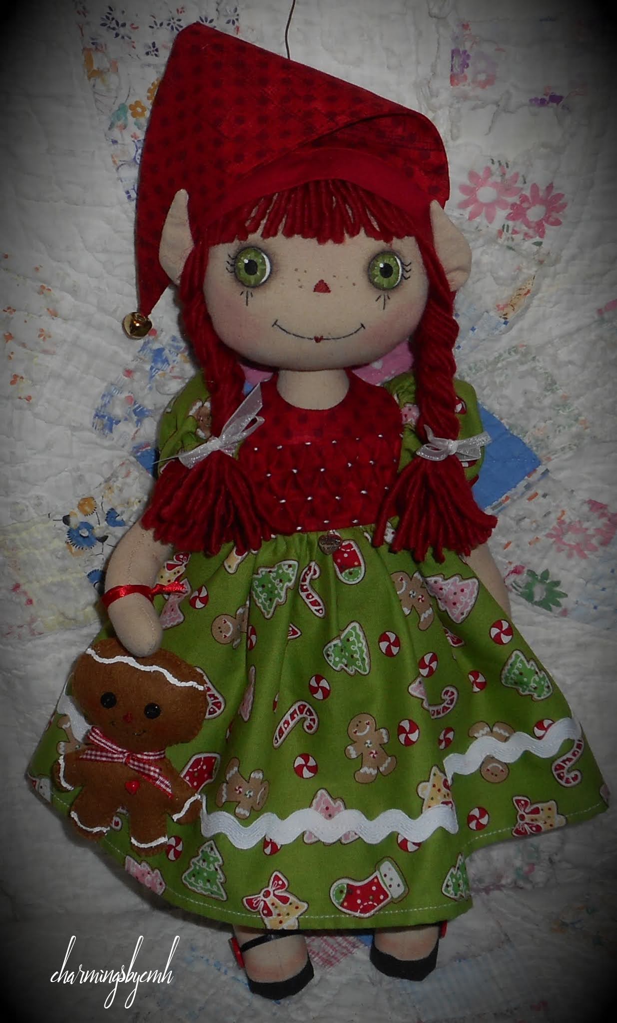 charmingsbycmh: Gingerbread Elf Annie