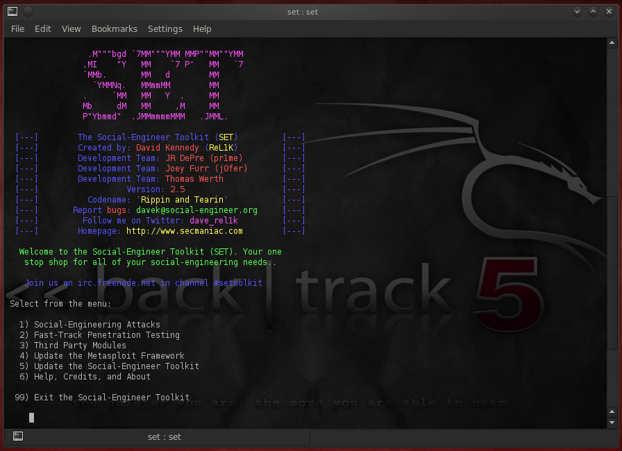 Vector de Ataque Web con Social-Engineer Toolkit (SET) - Seguridad y Redes