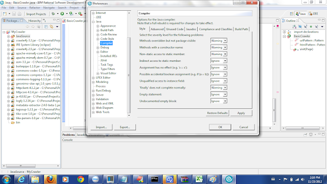 ERROR - The method is undefined for the type - Updating JDK Compliance ...