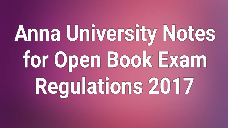 Anna University Reg 2017 PDF Notes For Civil CSE BME EEE ECE And anna-university-reg-2017-pdf-notes-for-civil-cse-bme-eee-ece-and