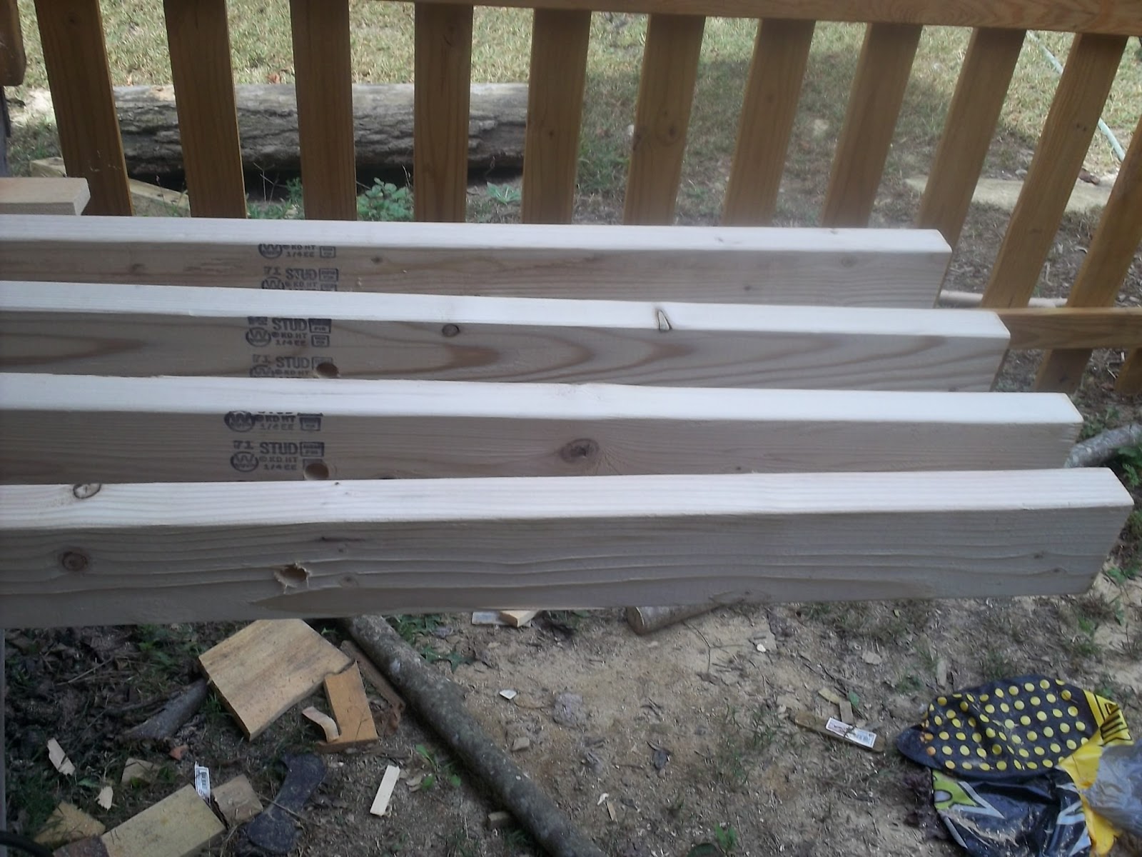 Homemade Hay Stack - Temporary Hay Storage