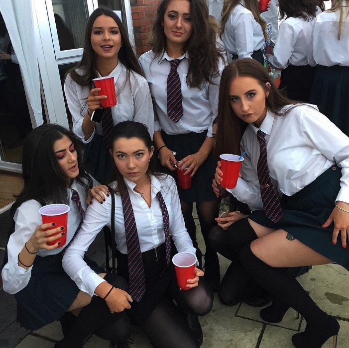 Tight Skirts Page: Uniform Tight Skirts 30: Sixth Form