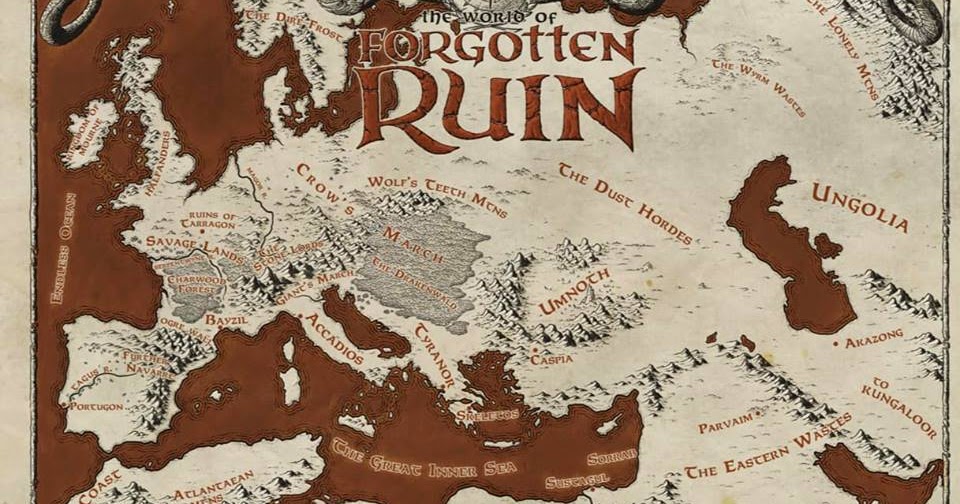 The Theoretical GM: Mappi Monday: Forgotten Ruins of the Middle Hyborian